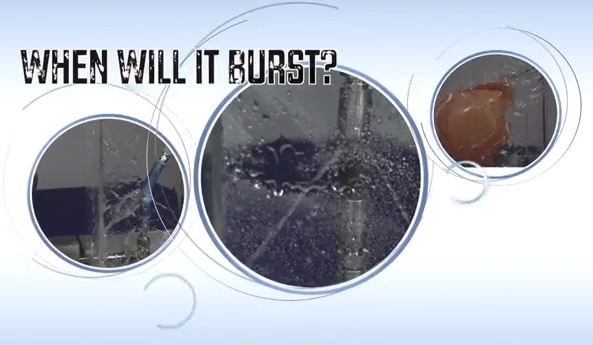 When Will It Burst? Now In the Burst Chamber - Stainless Steel Tubing
