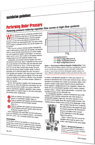 Pressure Regulators | Flattening Flow Curves | Swagelok California