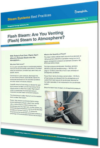 Steam System Best Practices | Flash Steam Recovery | Swagelok California