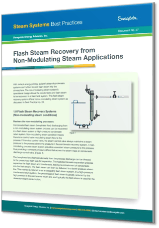 Flash Steam Recovery from Non-Modulating Steam Applications | Swagelok ...