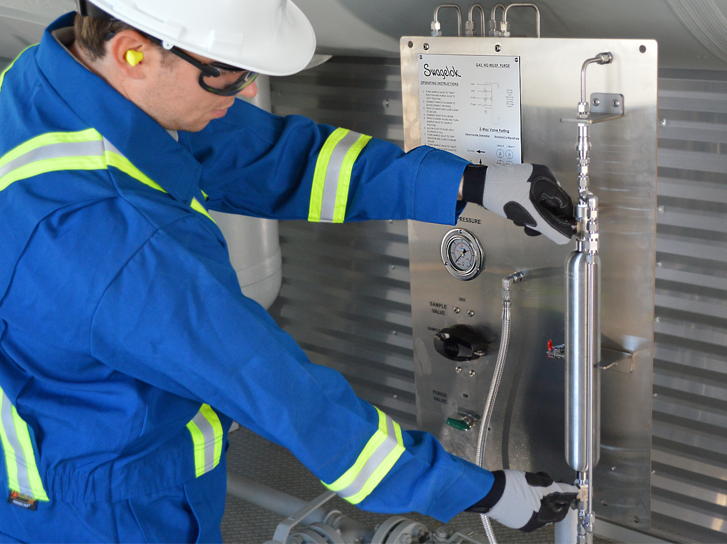 Local Gas Sampling Assembly for Fast and Reliable Procurement